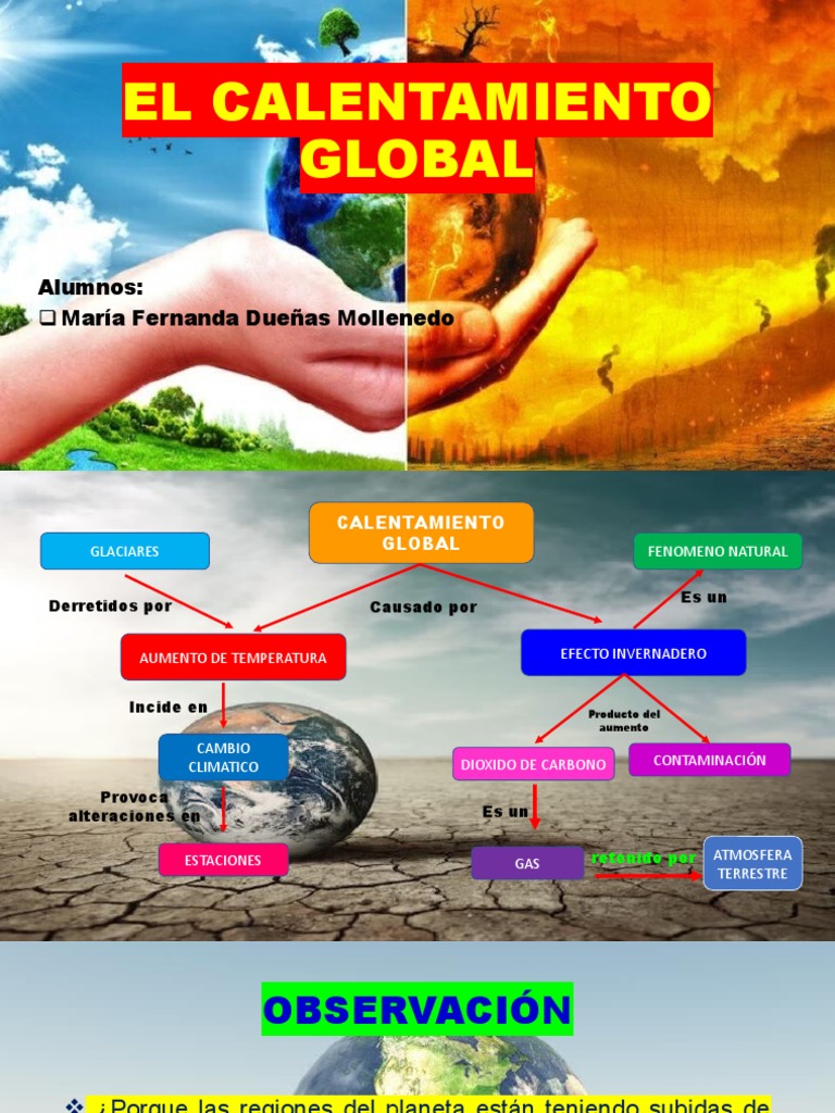 El Calentamiento Global | PDF | Cambio climático | Contaminación