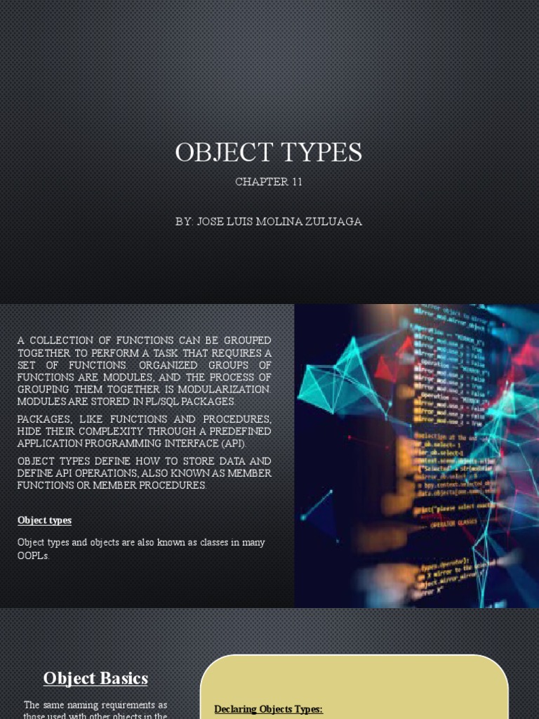 Object Types | PDF | Inheritance (Object Oriented Programming) | Object ... Object Types | PDF | Inheritance (Object Oriented Programming) | Object ...