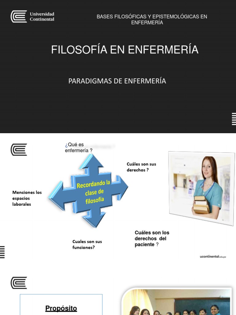 Filosofía y Paradigmas en Enfermería | PDF | Enfermería | Paradigma