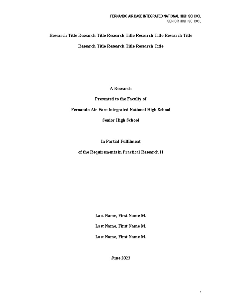 Research Paper Group 5 | PDF | Science, Technology, Engineering, And ...