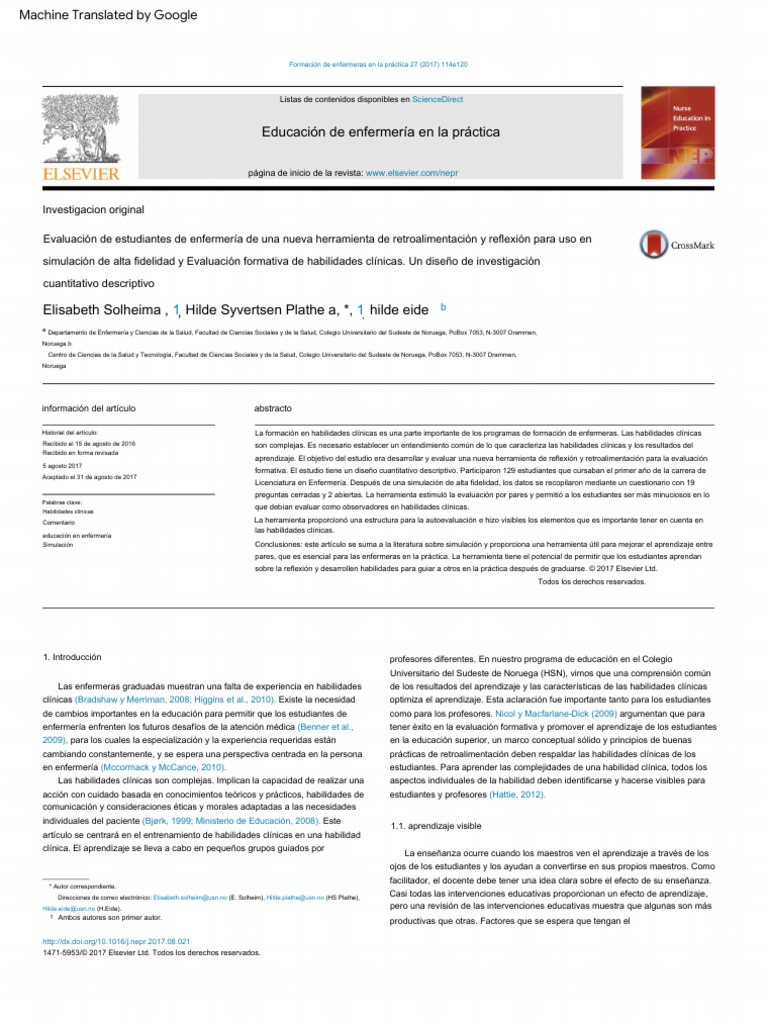 Hilde Eide Elisabeth Solheima, ,: Listas de Contenidos Disponibles en ...