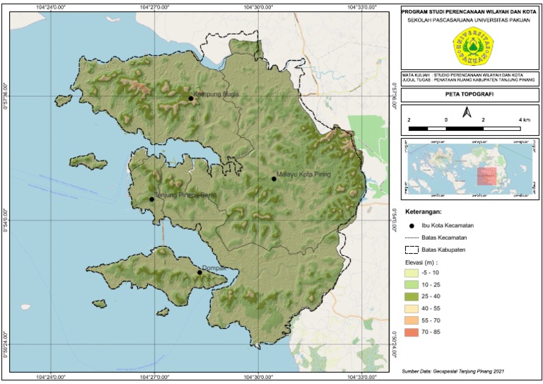 Tanjung Pinang - Topografi_1 | PDF