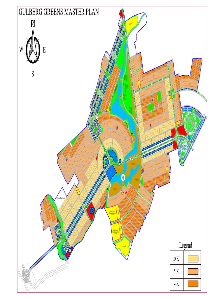 Gulberg Map 2023 (IBECHS) - Model | PDF