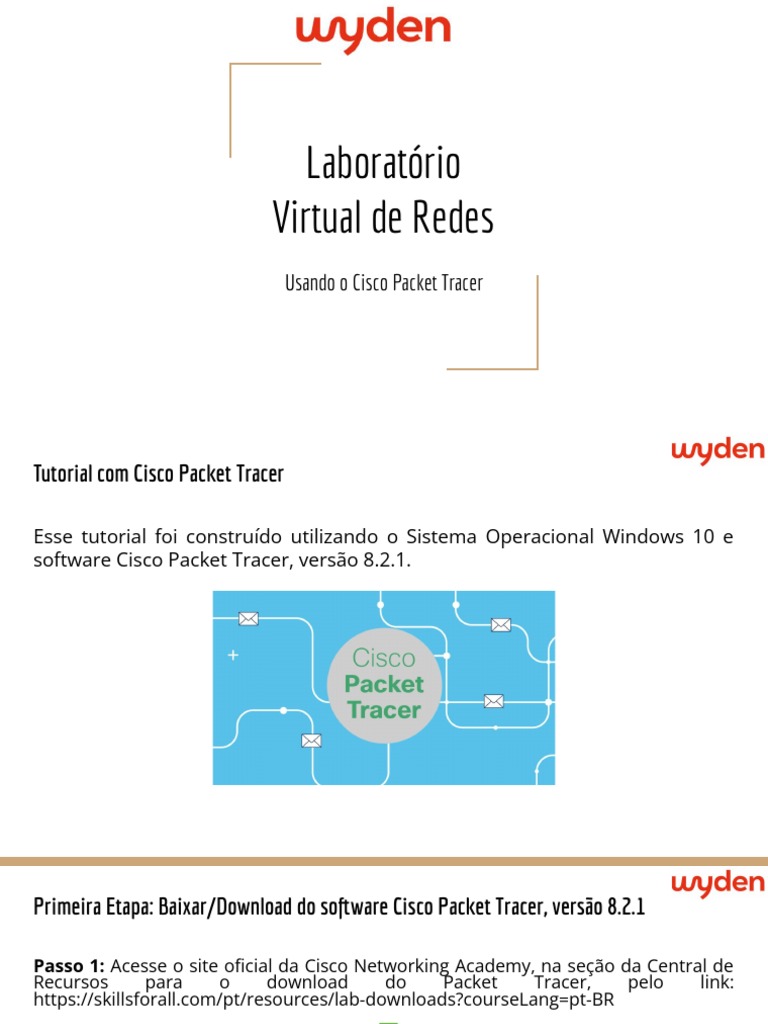 Tutorial de Redes com Cisco Packet Tracer | PDF | Endereço de IP | Rede ...
