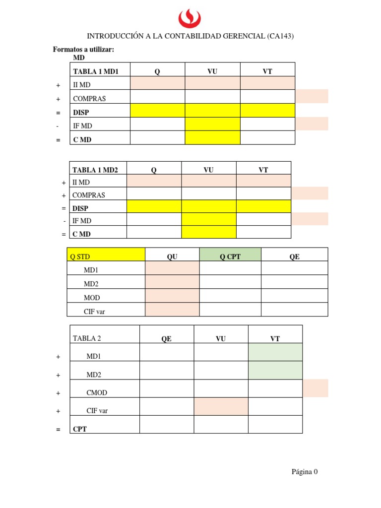 Formatos Icg | PDF | Contabilidad | Servicios financieros
