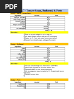 Fasta Pasta Cooking Chart | PDF | Pasta | Italian Cuisine