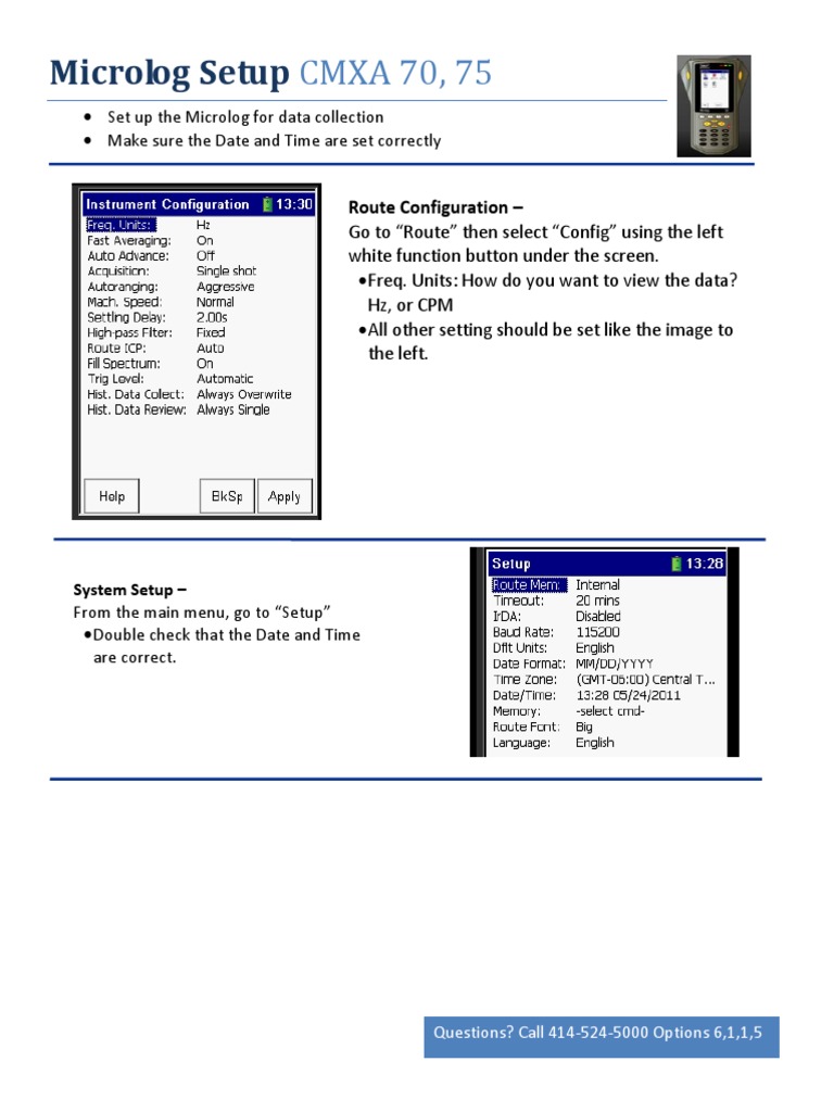 Microlog Setup CMXA | PDF
