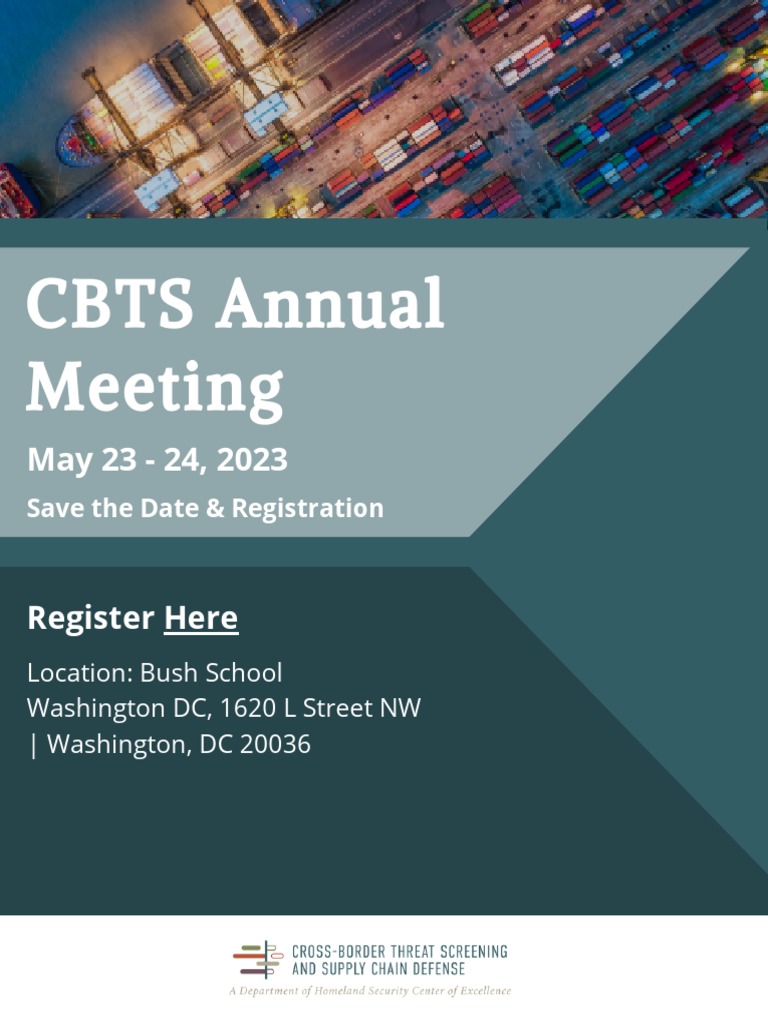 CBTS Annual Meeting V2 | PDF | The United States
