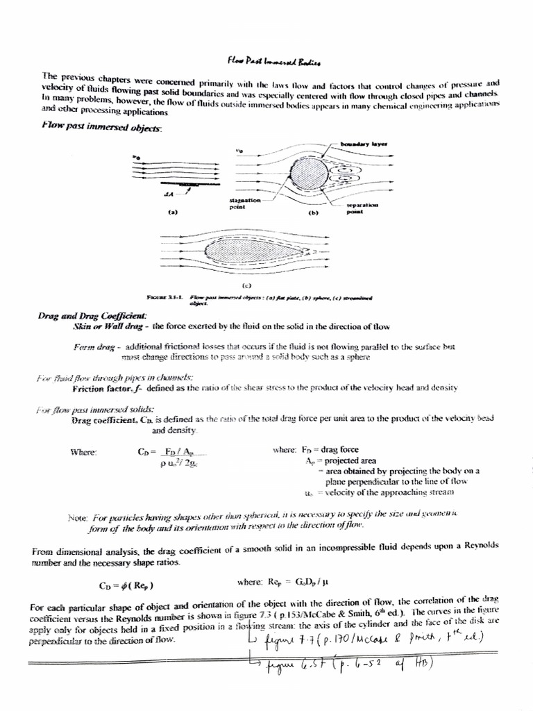 Flow Past Immersed Bodies | PDF | Fluid Dynamics | Pressure