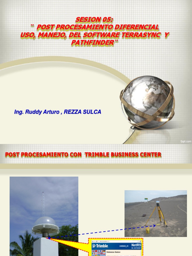 6 - Post Procesamiento - Terrasync y Pathfinder | PDF | Informática | Software