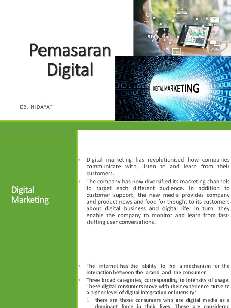 Pemasaran Digital | PDF | Social Media | Popular Culture & Media Studies
