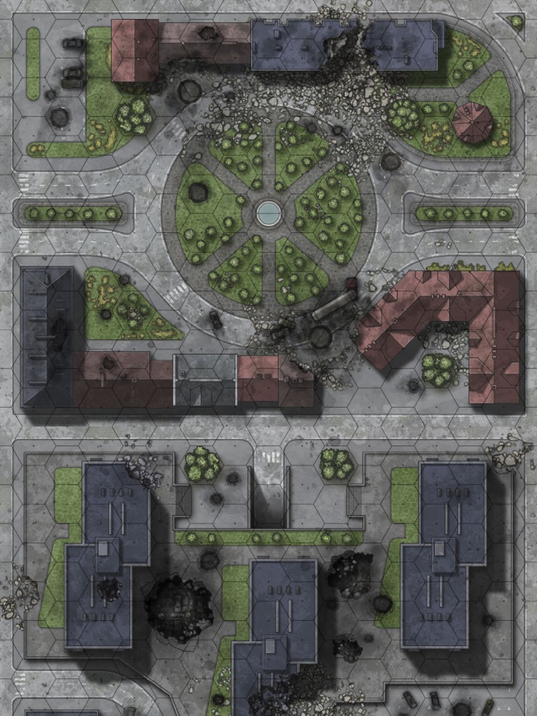 Twilight - 2000 - Urban Operations - Modular Battlemaps (277x220mm ...