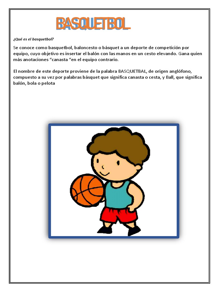 BASQUETBOL Deyci | PDF | Juegos de pelota | Deportes de equipo
