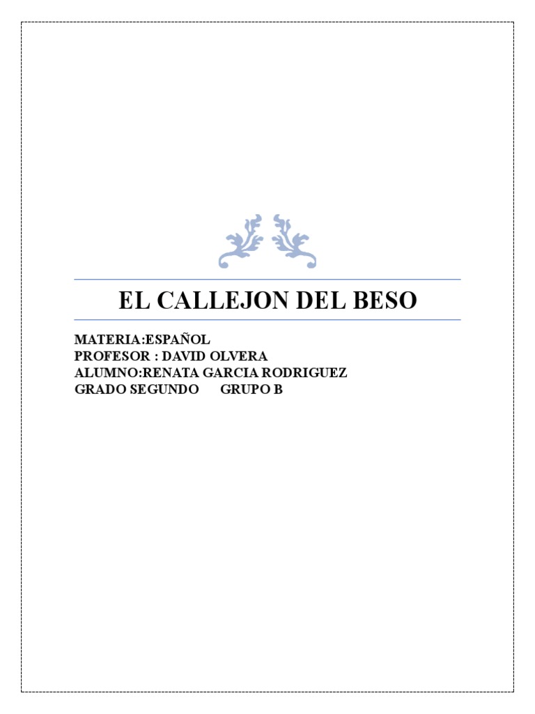 El Callejon Del Beso | PDF