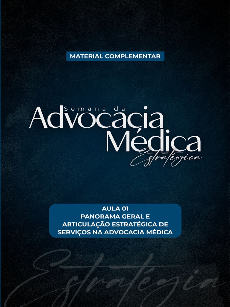 Material Complementar Aula 01 | PDF | Advogado | Direitos Autorais