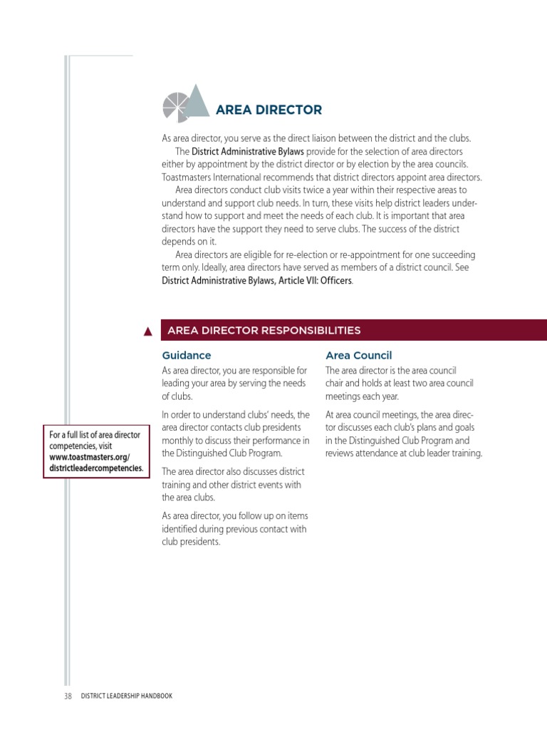 Toastmasters Area-Director | PDF