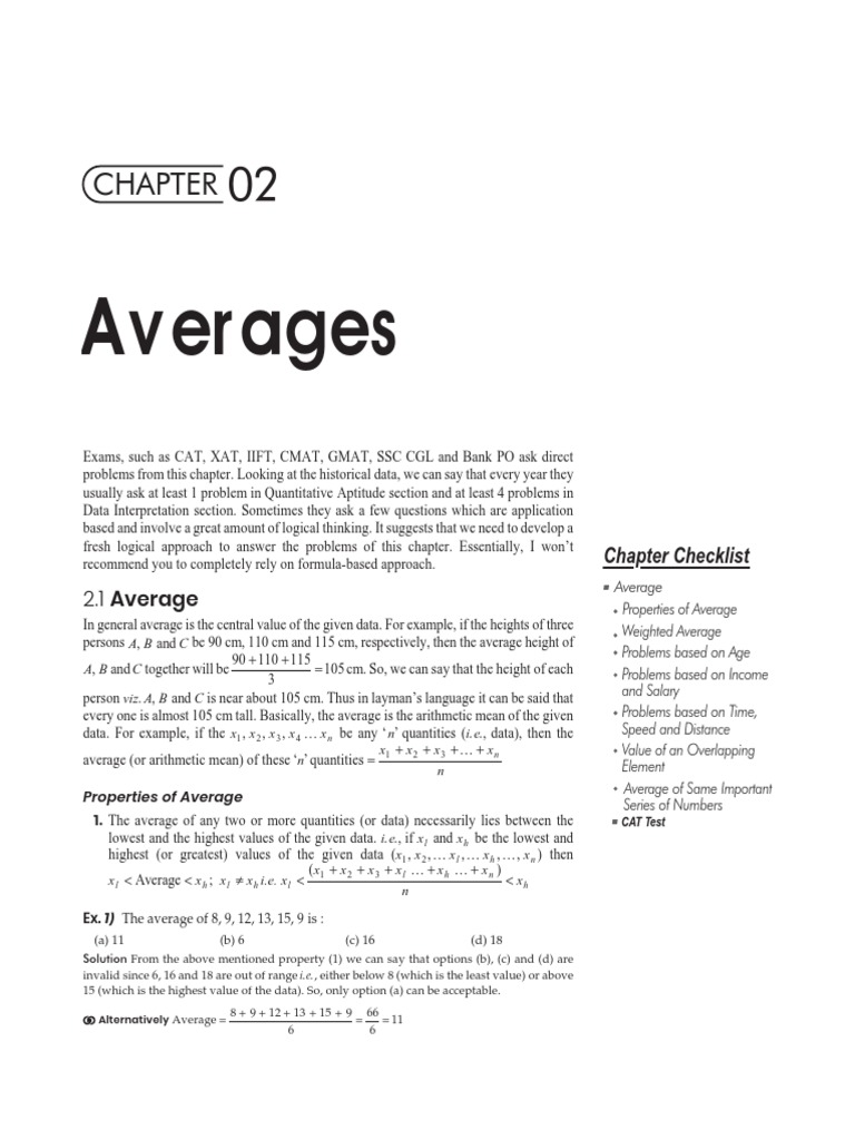 Averages Questions | PDF | Speed | Workweek And Weekend