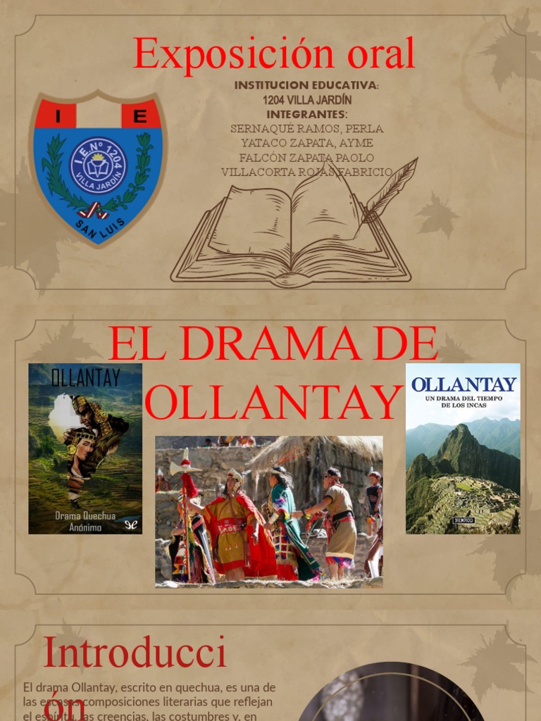 El Drama de Ollantay: Amor y Conflicto Incaico | PDF | Perú | Andes