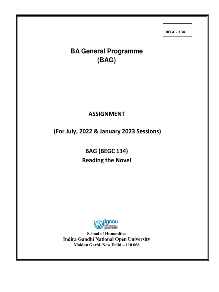 BEGC 134 Reading The Novel July 22-Jan23 | PDF | The Awakening (Chopin ...