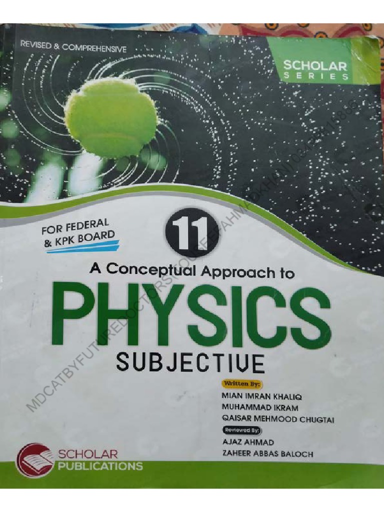 1st Year Physics Scholar Guide Book For Federal and KPK Board ...