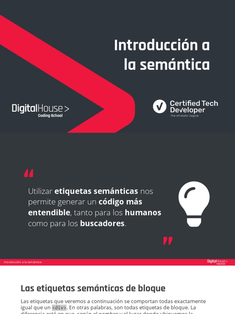 3.introducción A La Semántica | PDF | HTML | Red mundial