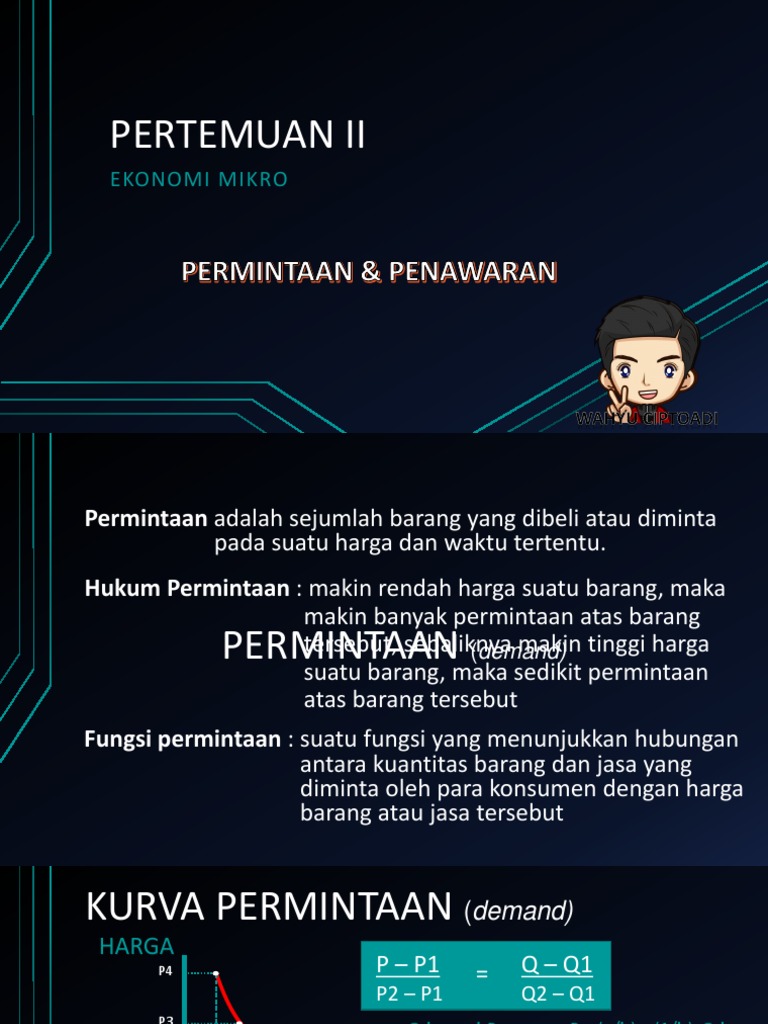 Permintaan Dan Penawaran | PDF