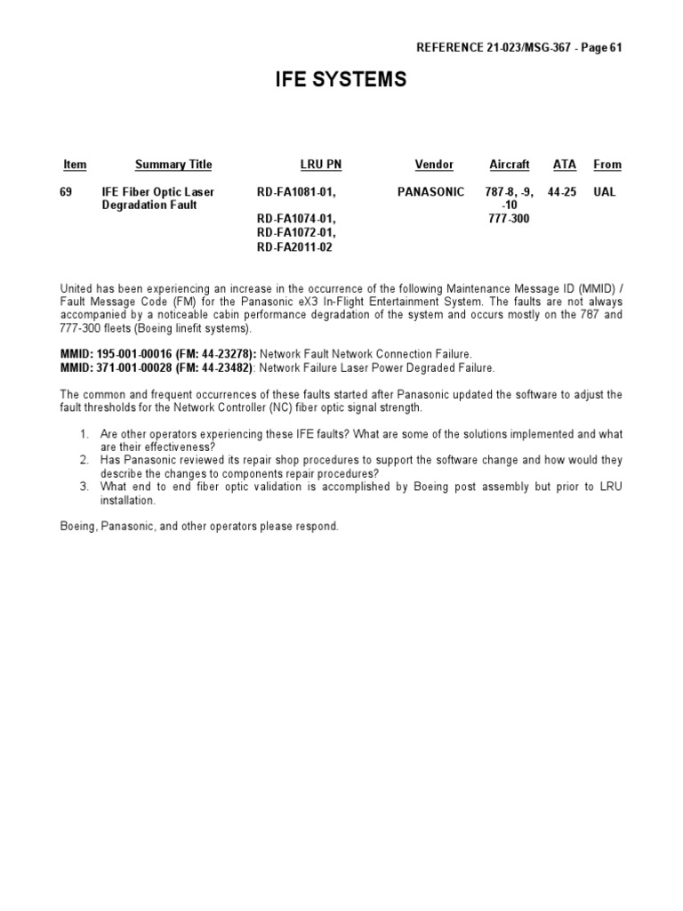 12_IFE Systems | PDF