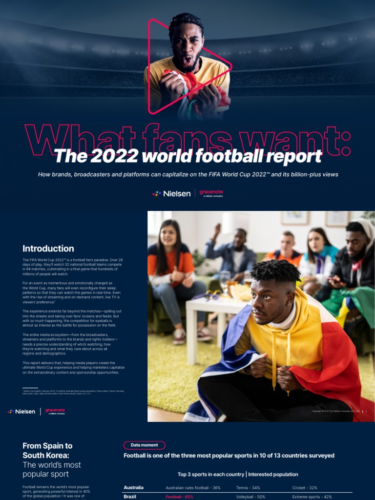 Nielsen World Football Report 2022 | PDF | Sponsor (Commercial) | Fifa ...