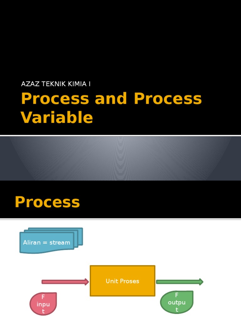 Stu - Process and Process Variable 2.1-1 | PDF | Sains & Matematika