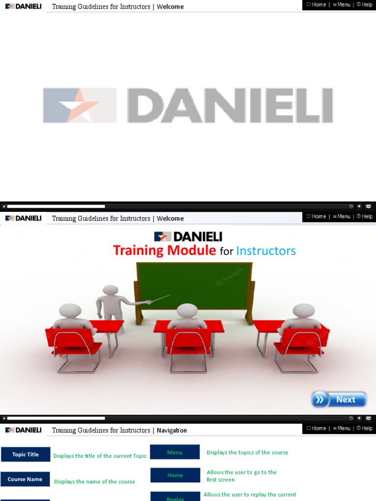 Danieli's Training Guidelines For Instructors - Storyboard Final | PDF | Automation | Computing