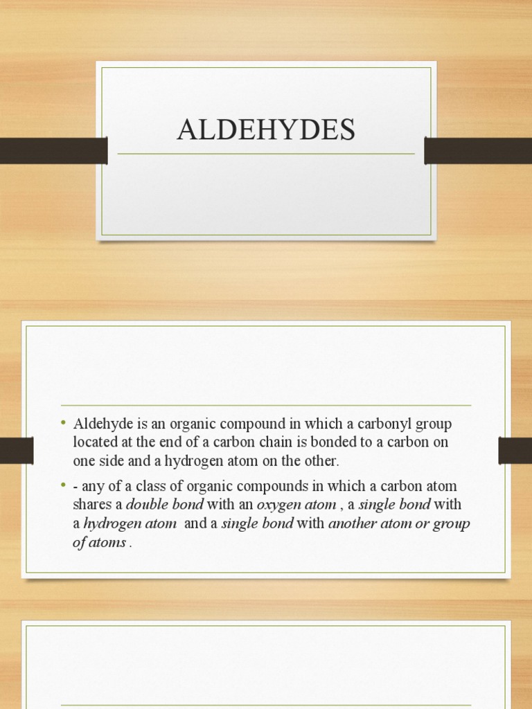 Aldehydes | PDF
