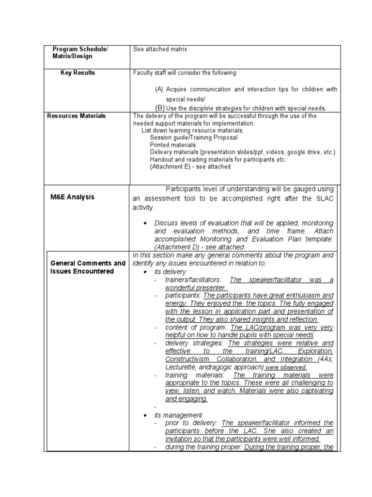 Program Schedule | PDF | Evaluation | Constructivism (Philosophy Of ...