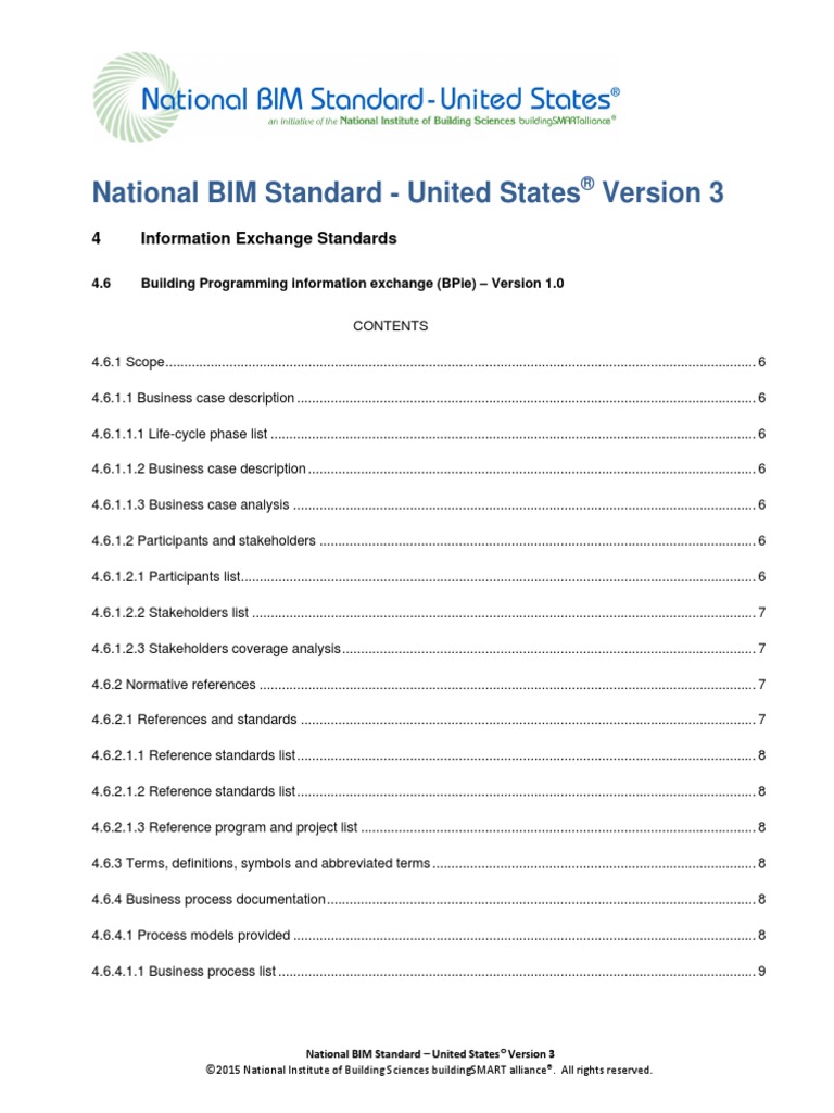 NBIMS-US V3 4.6 BPie | Download Free PDF | Building Information Modeling | Object (Computer Science)