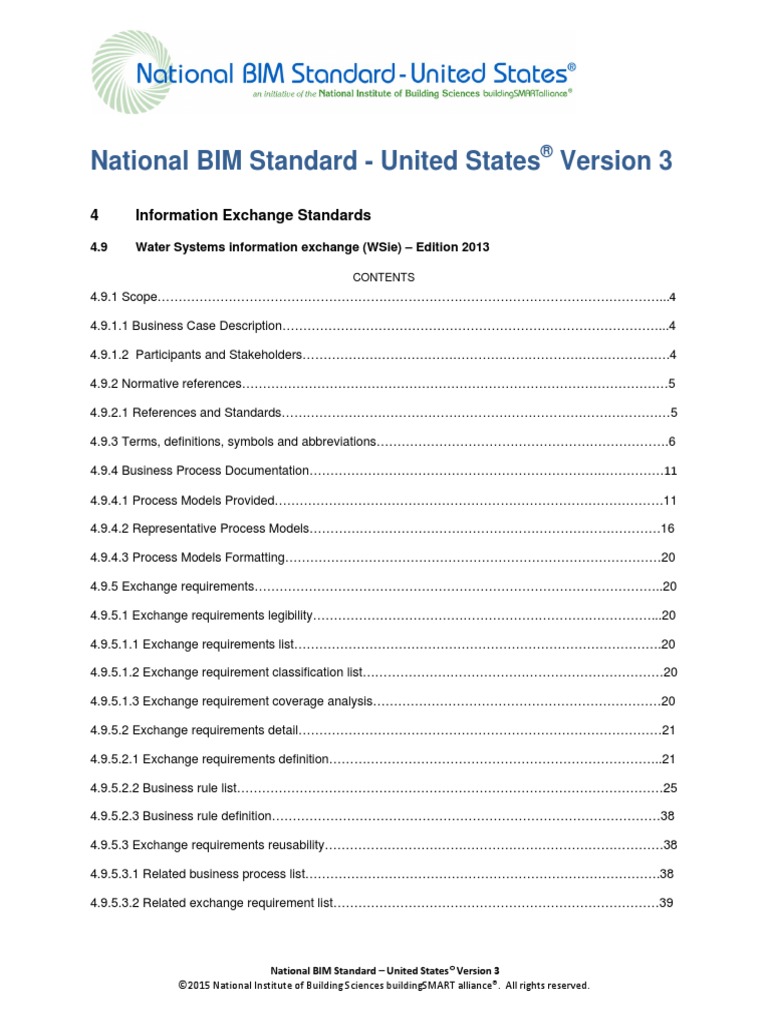 NBIMS-US V3 4.9 WSie | PDF | Specification (Technical Standard ...