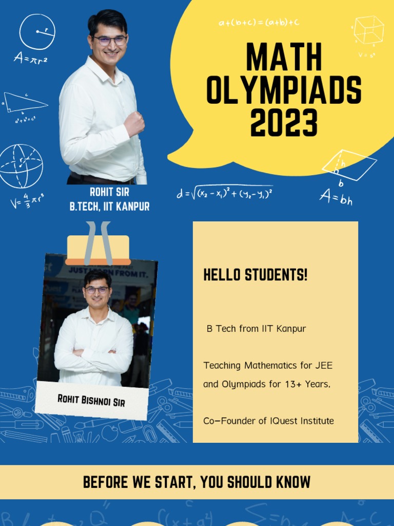 Math Olympiads in India (2023) | PDF | Mathematics | Algebra