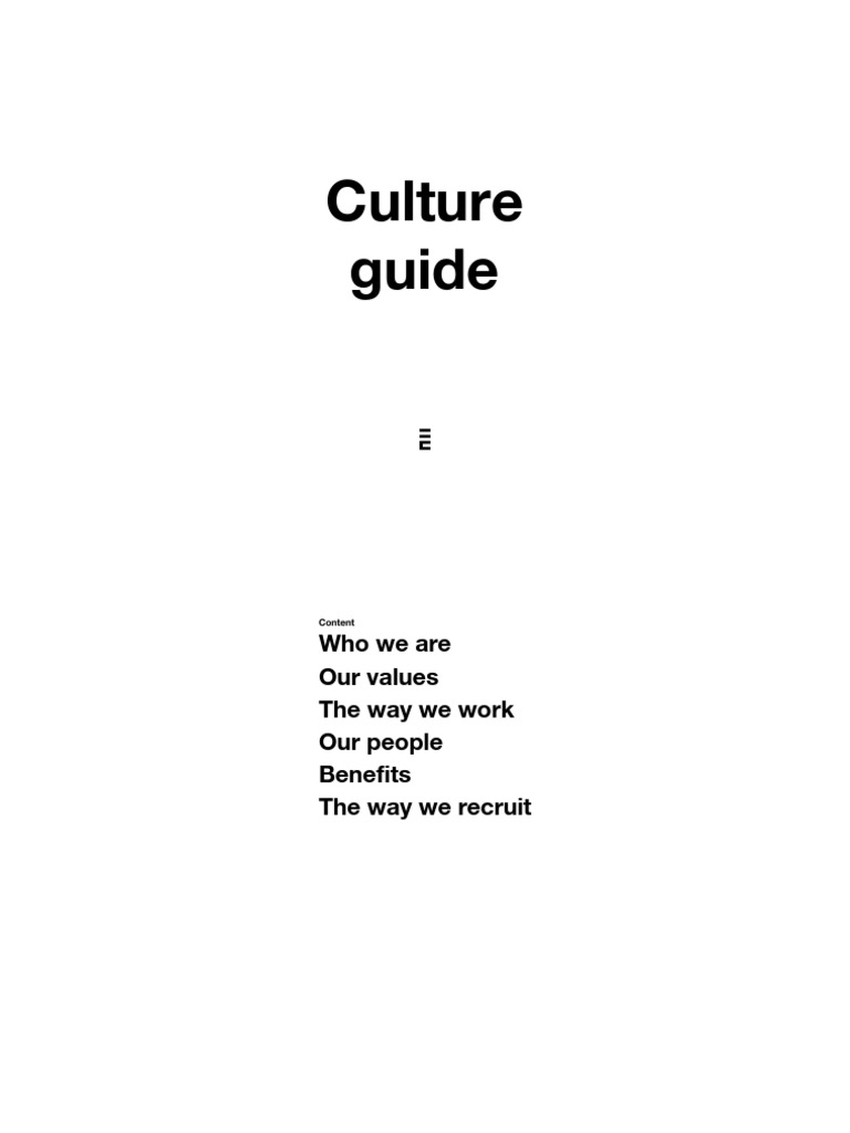Culture Guide of Evooq and Edgelab | PDF | Investing | Expert