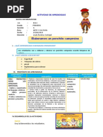 3° Sesión Día 5 Art Elaboramos Adornos para Decorar Nuestra Aula Unidad ...