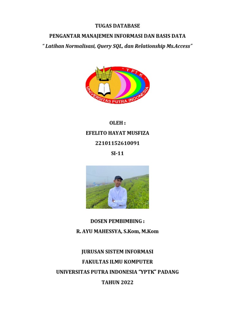 Tugas Normalisasi & SQL | PDF