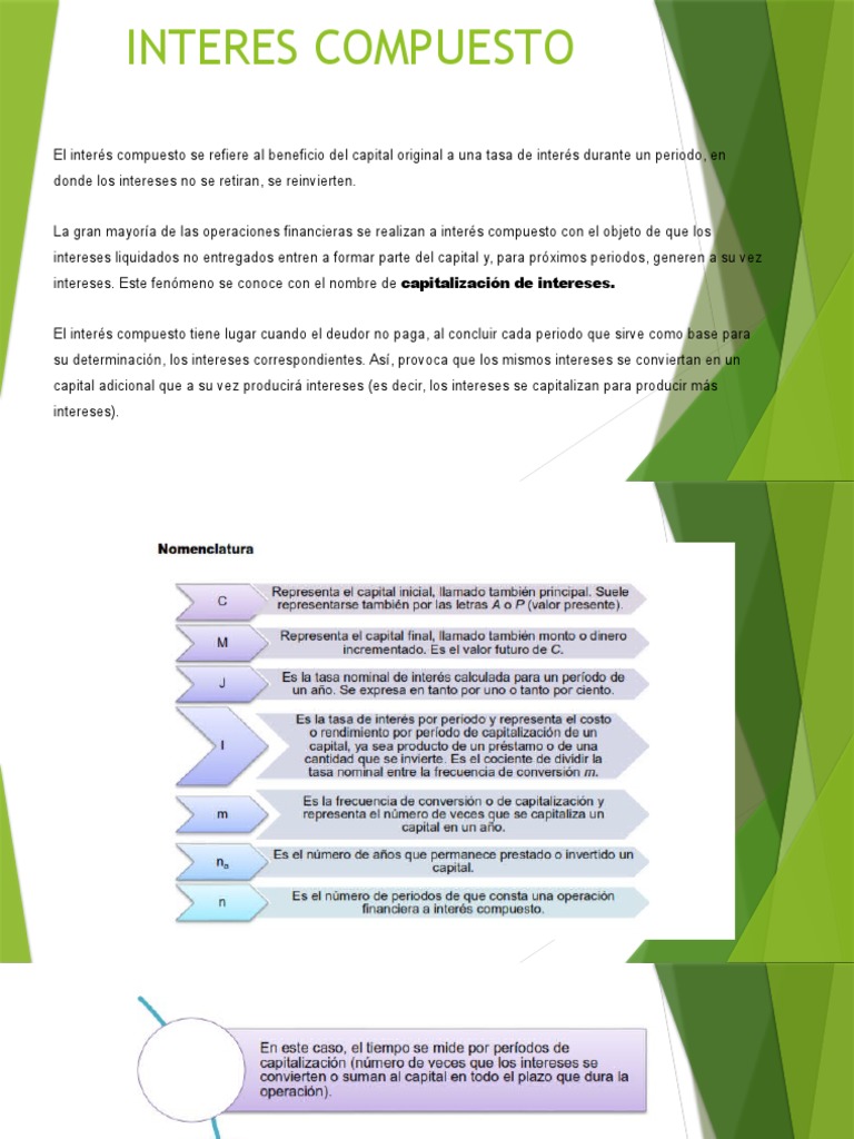 Interes Compuesto | PDF