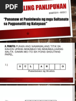 Araling Panlipunan 5: Mga Digmaang Moro | PDF