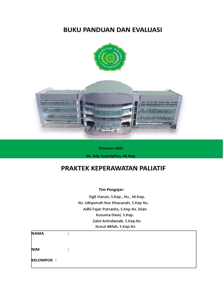 Buku Panduan Dan Evaluasi Praktek Paliatif Sem 8 2022 - 2023 Reguler | PDF