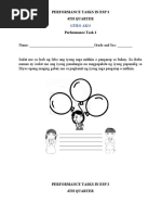 Grade 5 Performance Task Epp | PDF