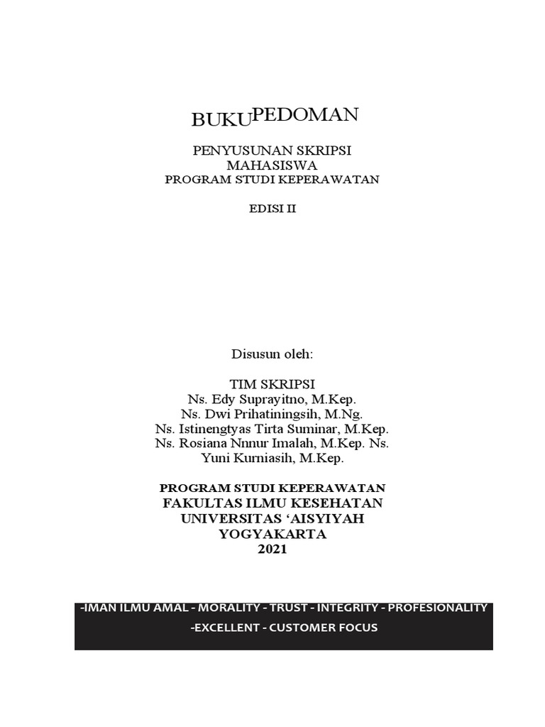 Panduan Skripsi 2021 | PDF