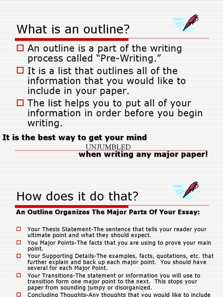 Importance of Outlining in Writing | PDF | Career & Growth