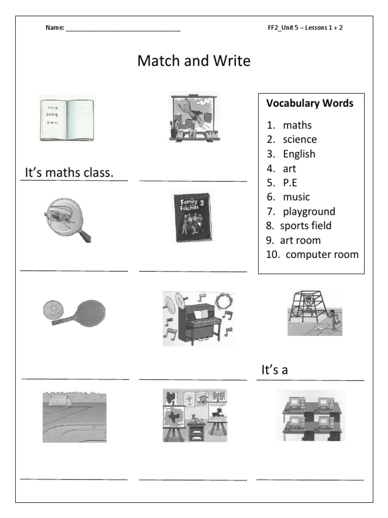 Unit 5 - Lessons 1 + 2 - Vocabulary Worksheet | PDF Unit 5 - Lessons 1 + 2 - Vocabulary Worksheet | PDF
