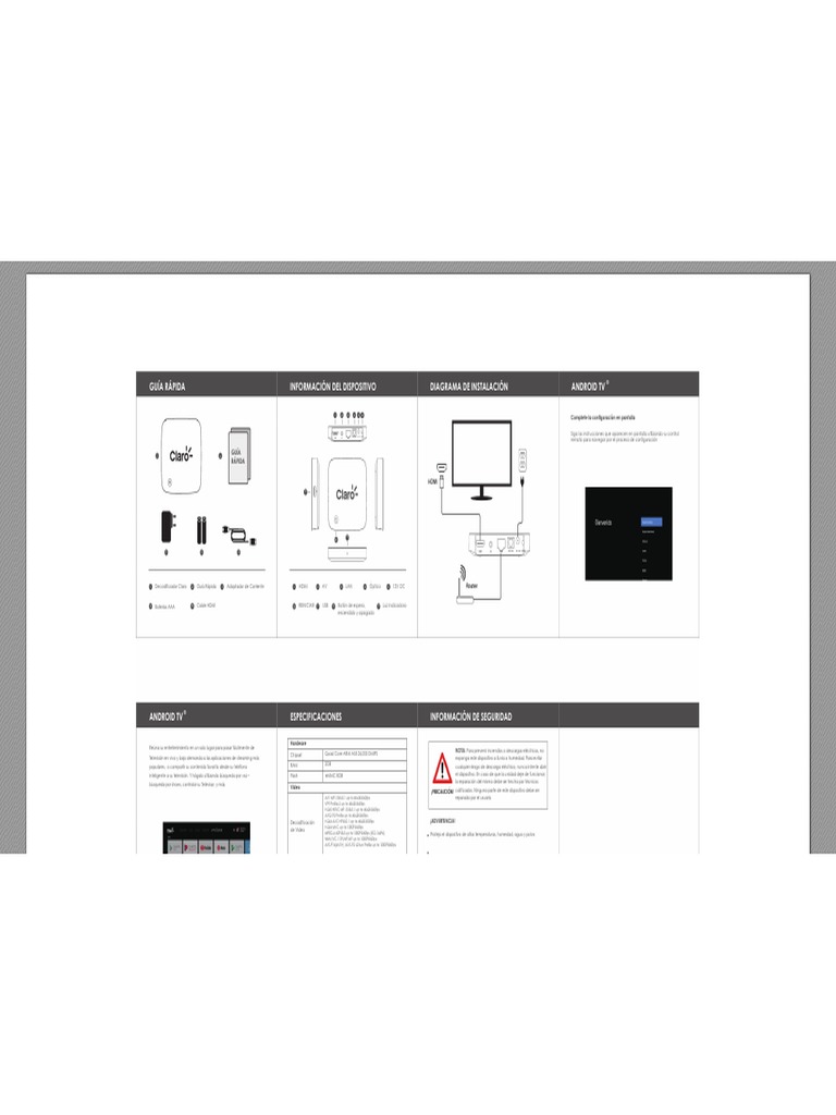 Manual STB Android TV | PDF | Android (sistema operativo) | Tecnología ...