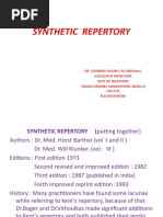 Classification of Repertories | PDF | Homeopathy | Medicine