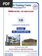 Scaffolding Handover Certificate | PDF | Scaffolding | Crane (Machine)