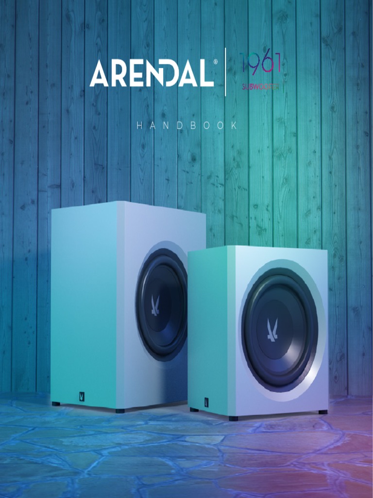 Product Handbook Arendal 1961 Series Subwoofers | PDF | Equalization ...
