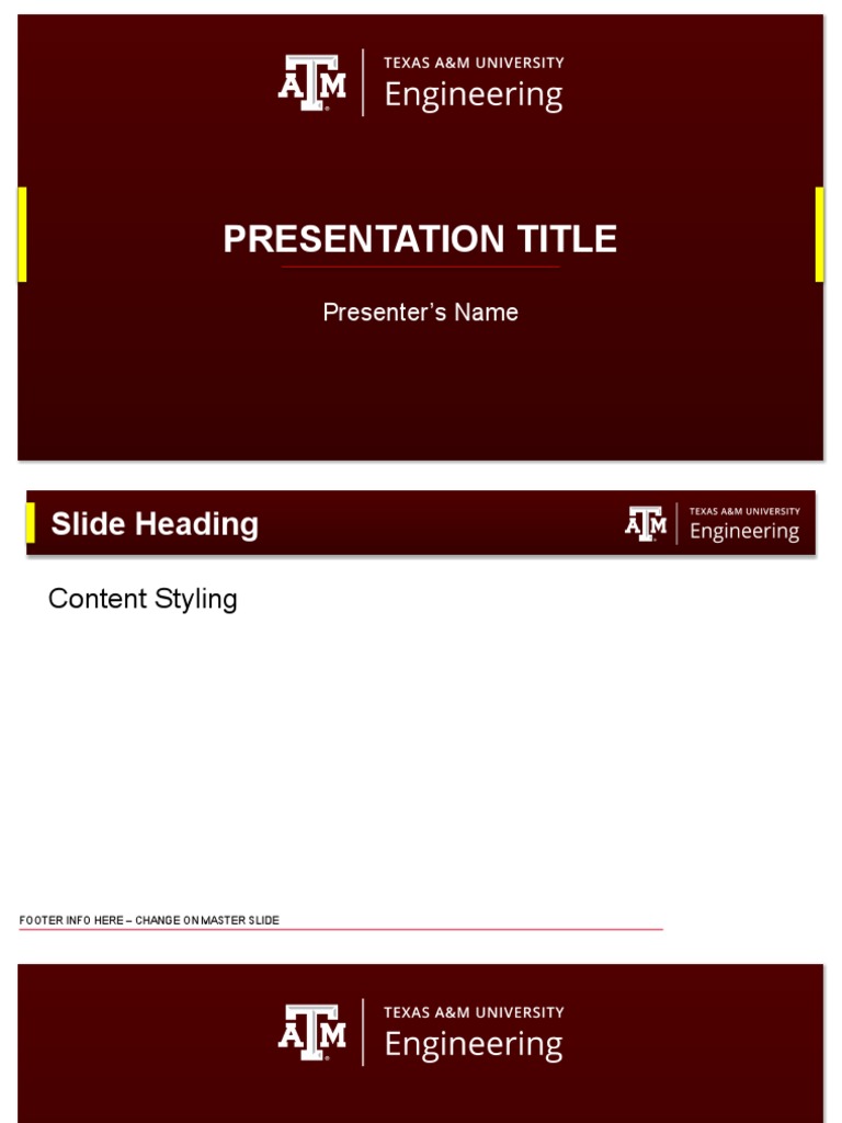 COE PPT Template 2020 | PDF